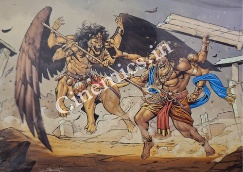 Nrsimha-Sharabha Premium Magnet | CINEMICS