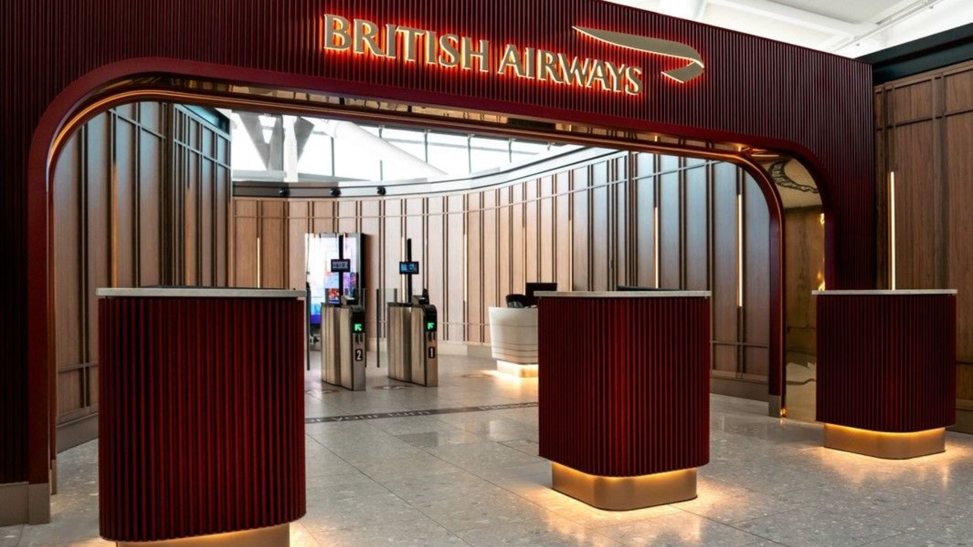 British Airways First Wing Check-in at Heathrow T5 | MJ Consulting ...
