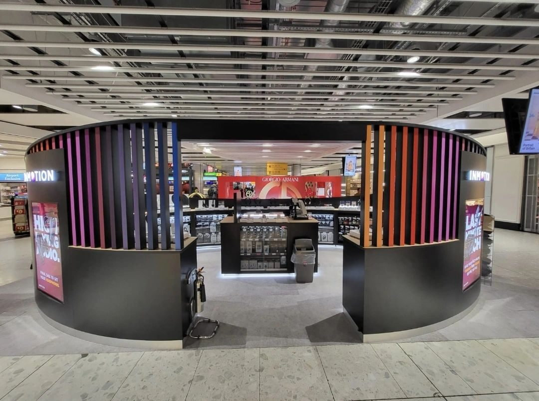 InMotion Heathrow T5 Kiosk Store | MJ Consulting Engineers