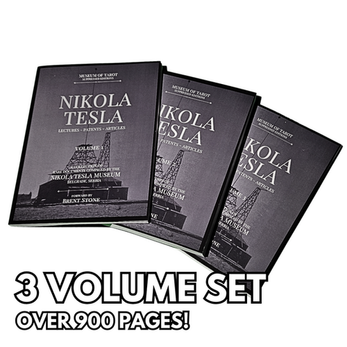 Nikola Tesla - Lectures Patents and Articles 3 Volume Set | Museum of Tarot