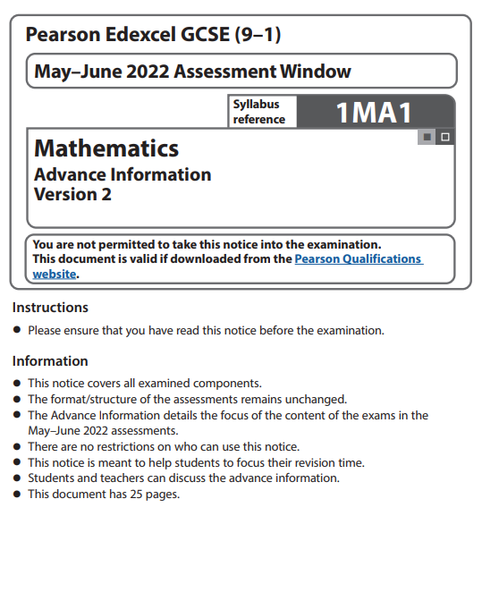 Pearson list of topics per paper 2022
