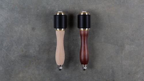 Japanese Wooden Round Maul Mallet Black & Brown - Weight Changeable ...