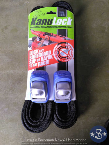 KanuLock 18 Ft Lockable Strap For Securing Kayaks, Surfboards, SUP's ...