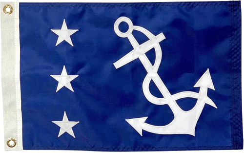 Past Commodore 12 x 18 in. Courtesy Flag | Sailorman