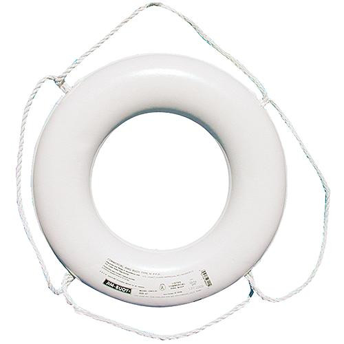 Jim-Buoy 20" Life Ring: Rope Molded Into Core Closed Cell Foam U.S.C.G ...