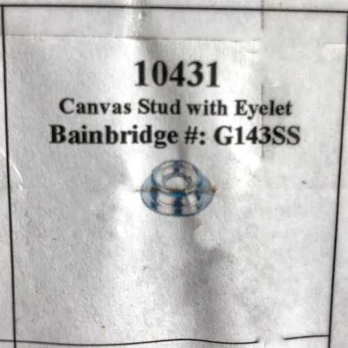 Canvas Stud - Use with Eyelet 1/4 Barrel | Sailorman