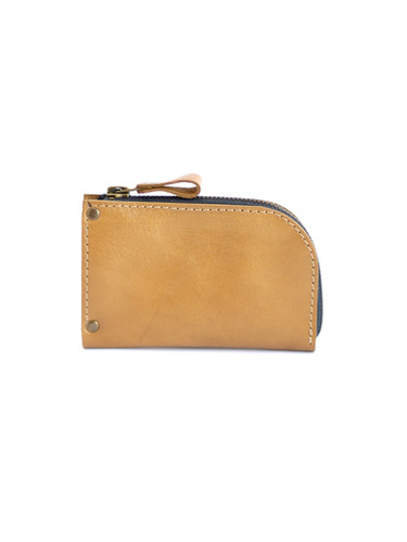 WEDNESDAY WALLET IN MUSTARD LEATHER | toksvisoks