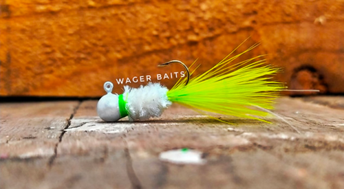 Wager 1/16 oz Handtied Crappie Jigs (Pack of 3) | Slab City Jigs
