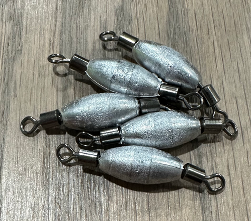 Weighted Barrel Swivels (pk of 5) | Slab City Jigs
