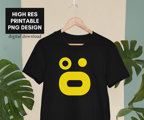 Badge Emote Face SVG File Introverts PNG Digital Download | Skyboy46