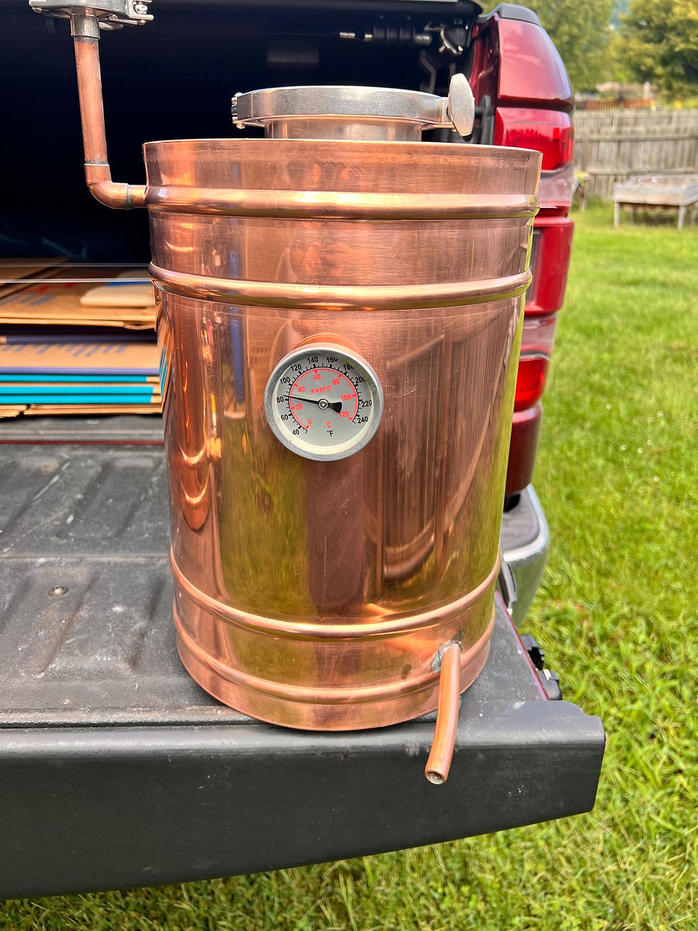 5 Gallon Sealed Worm | Ace Custom Copper