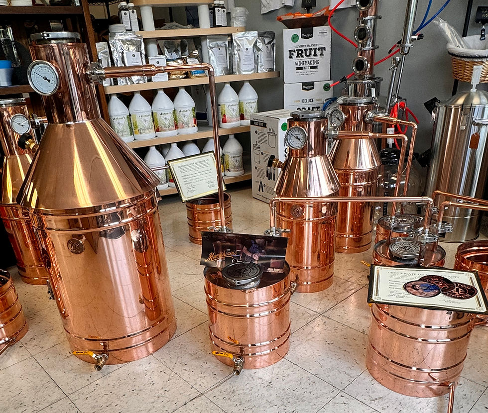 10 to 15 Gallon Stills | Ace Custom Copper