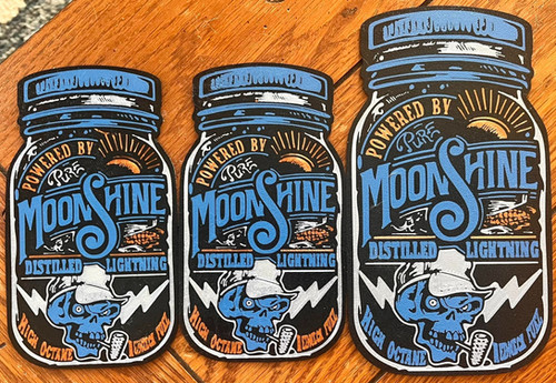 Powered By Moonshine Sign | Ace Custom Copper