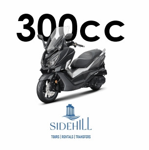 300 cc Scooter | Sidehilltours