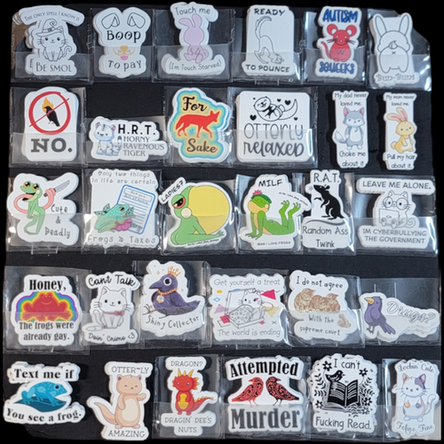 All the stickers - Type your choice | GrimStylesArt
