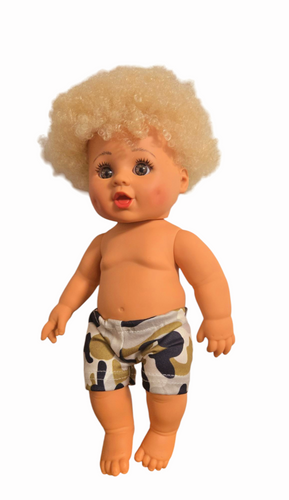 JUDAH pale skin Blonde Afro Hair | It's Reuben Doll | UK shipping