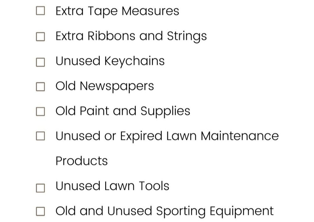 75+ Things to Throw Away Today- FREE Printable Declutter Checklist