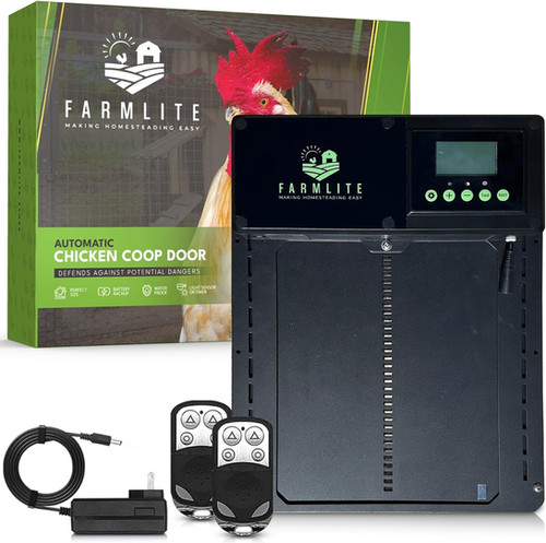 AUTO CHICKEN COOP DOOR 9 Volt | FARMLITE