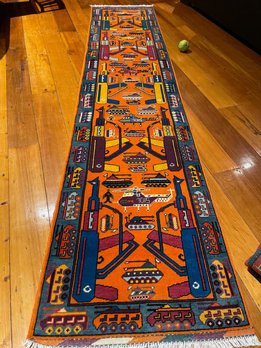 •971• 320x67cm | War on Rugs
