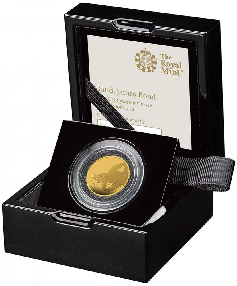 ROYAL MINT RELEASES HUGE 7KG JAMES BOND COIN