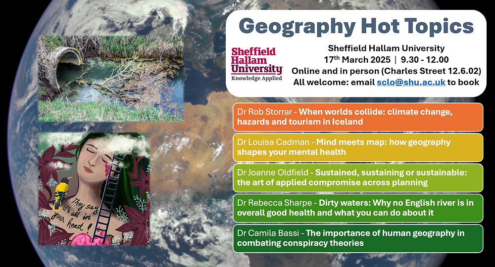 Upcoming event- Geography hot topics!
