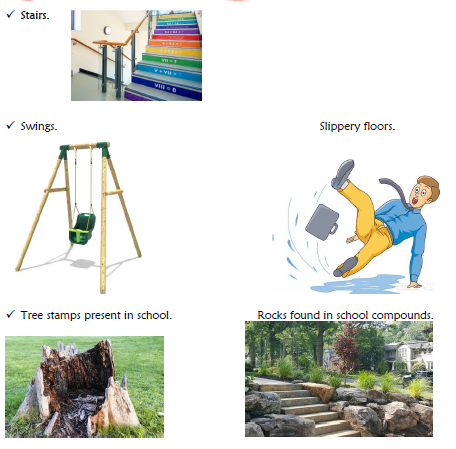 Dangerous Objects in the School