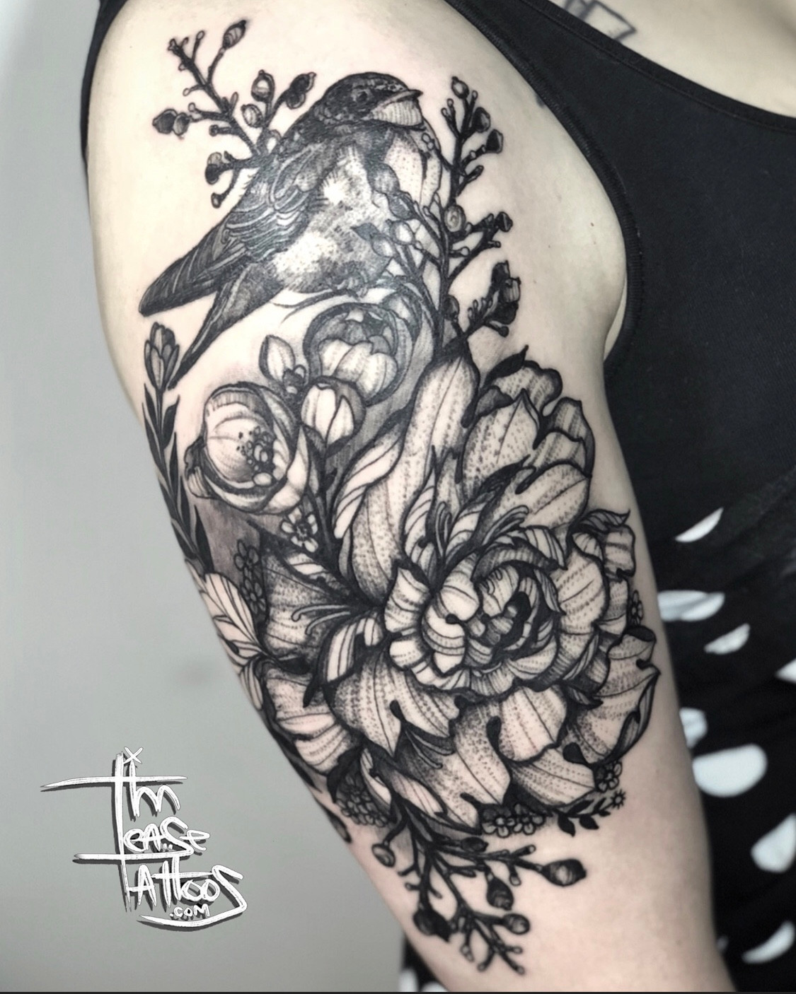 Winter Flower Tattoo