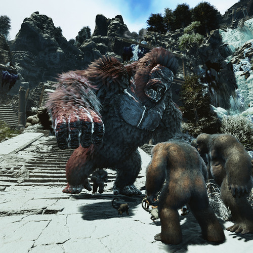 Alpha Megapithecus boss fight [PvE Cross] | Arknomaly