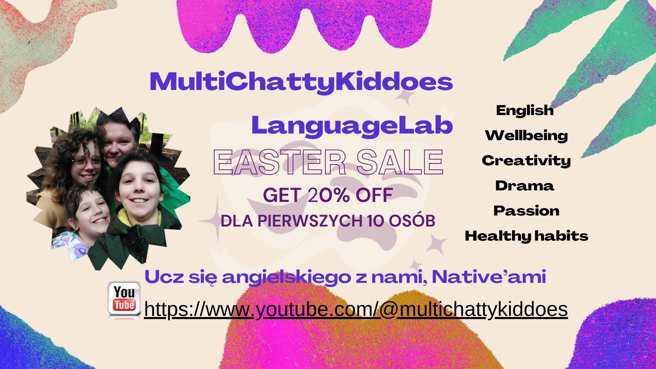 MULTI CHATTY KIDDOES LANGUAGE LAB czyli brytyjski angielski i pewność ...
