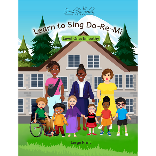 Adapted for Disabilities - Large Print - Learn to Sing Do-Re-Mi Empathy ...