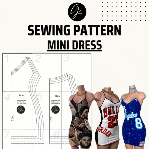 Mini Dress Sewing Pattern | Gorjazz