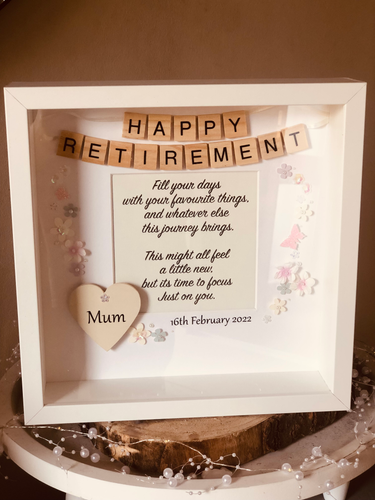 Happy Retirement Frame | Handmade For U