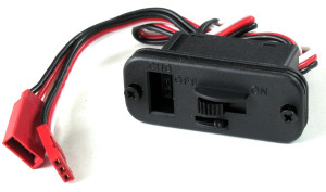 SWITCH HARNESS FUTABA WITH CHARGE SOCKET | smittieshobbies