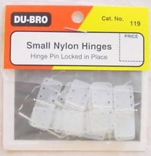 DUBRO 119 SMALL NYLON HINGES (15 PKT) | smittieshobbies