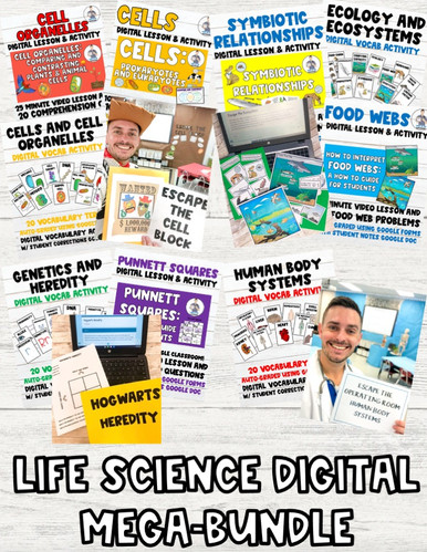 Life Science Digital MEGA-Bundle | CookInTheClassroom