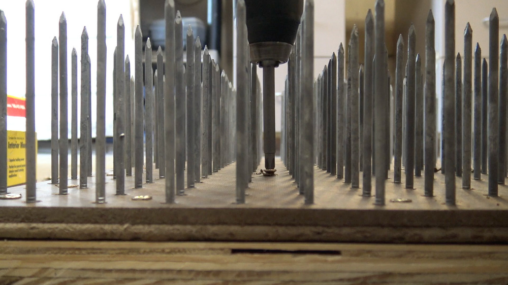 How to Make a Bed of Nails - Science Demonstration