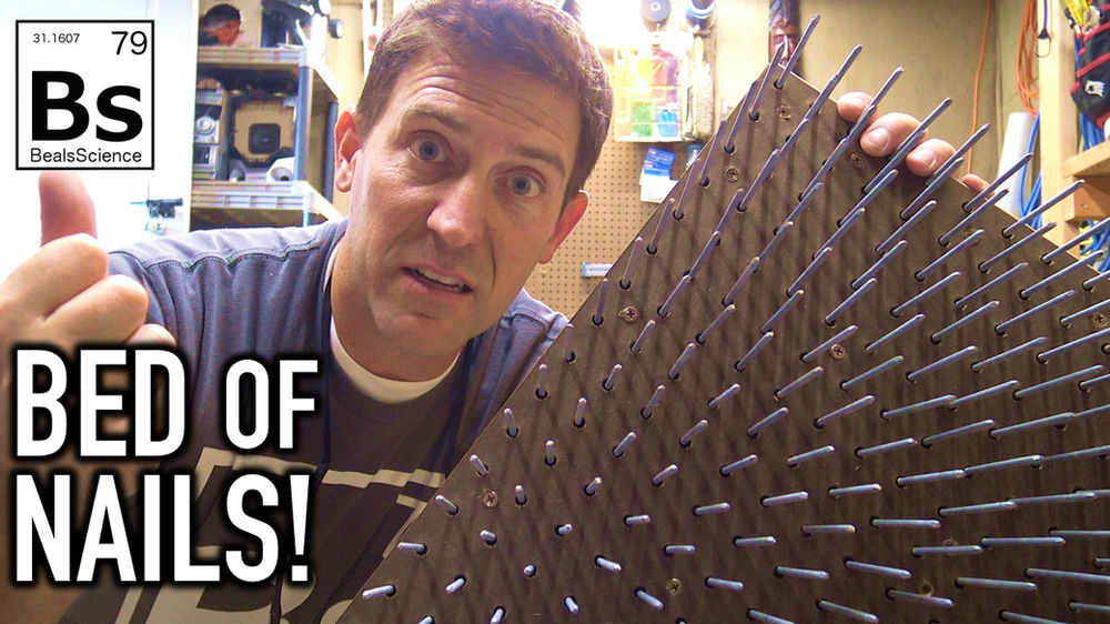 How to Make a Bed of Nails - Science Demonstration