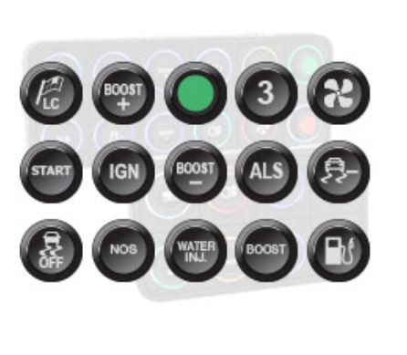 CAN Keypad 15mm Inserts (Link ECU) | Oppenheim Engineering LLC