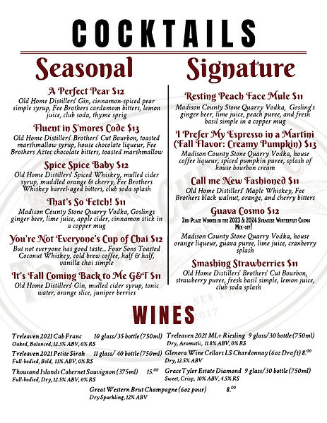 Brewery | Talking Cursive Brewing Company | Syracuse