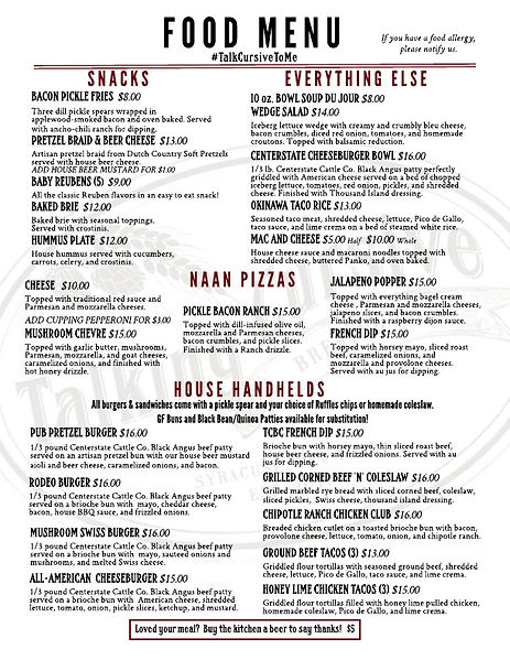 Brewery | Talking Cursive Brewing Company | Syracuse