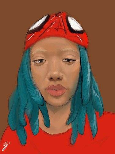 Blue Locs | Artxy Zion