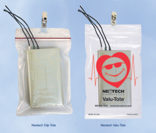 Clip-Tote Telemetry Monitor Holder box/100 | Trimedco, Inc.