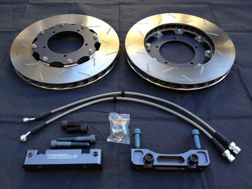 Rebel S Racing 996/Boxter S to 911 Front Caliper Adapter Kit | Rebel Racing