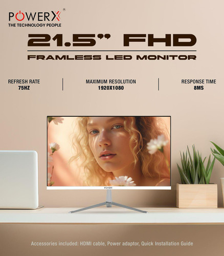 PowerX 21.5” FHD FRAMELESS LED MONITOR | Tech Point 53