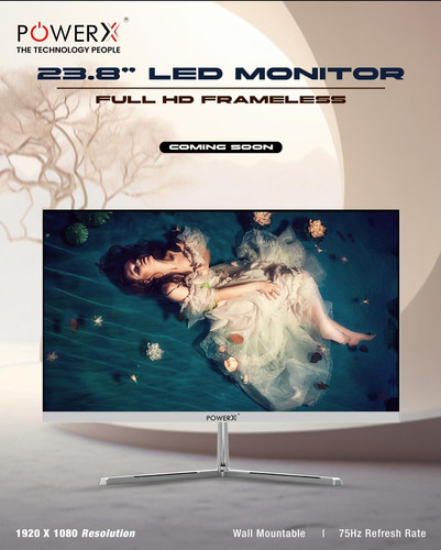 PowerX 23.8” FHD FRAMELESS LED MONITOR | Tech Point 53