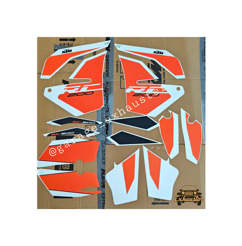 Ktm RC 200 bs4 full sticker kit brand new original | Garage_Exhauster