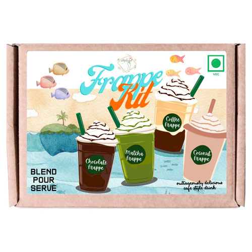 Frappe Making Kit | 4 Different Frappes - Choco, Matcha, Espresso ...