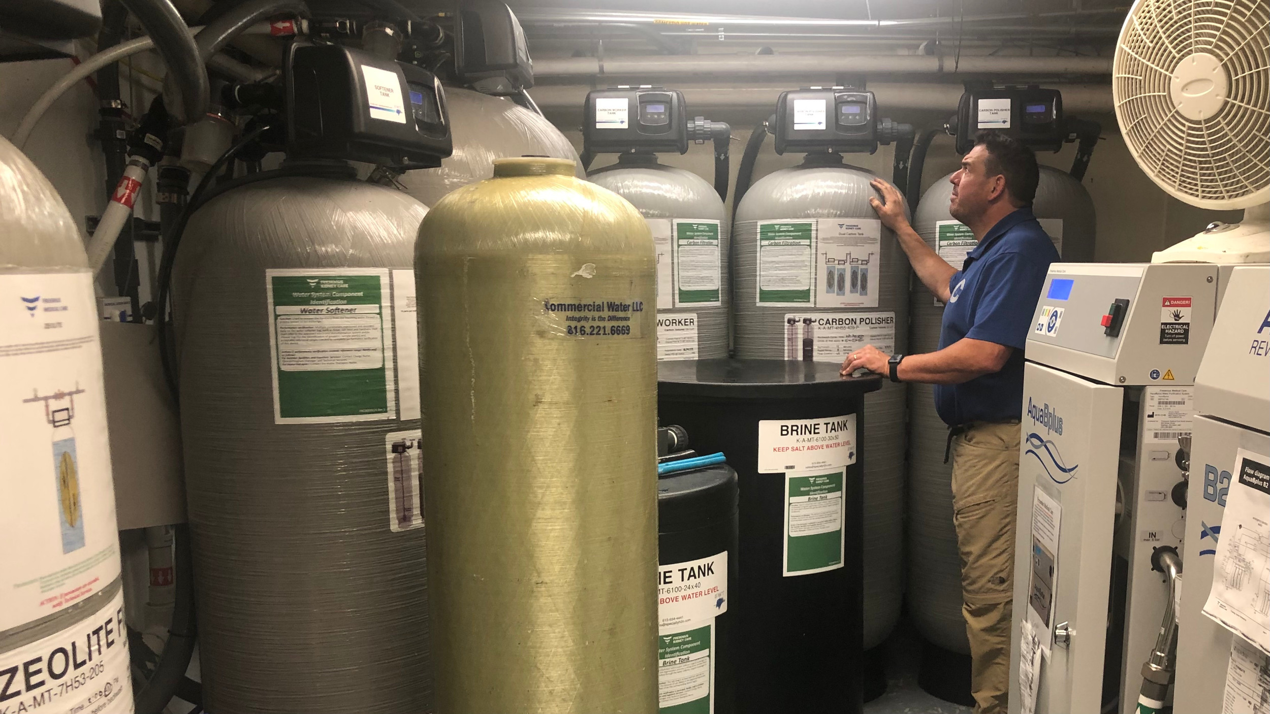 Dialysis Water Purification: 8 Years of Carbon in 8 Days