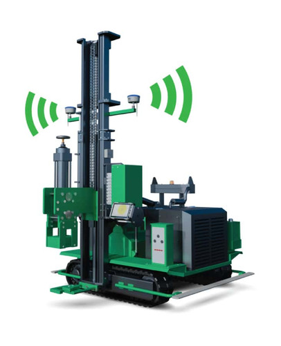 GPS System for Guardrail Pile Installation | Groundwork Experts