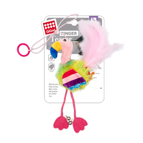 Gigwi - Finger Ring Flamingo - Pink & Blue | CATASTROPHE